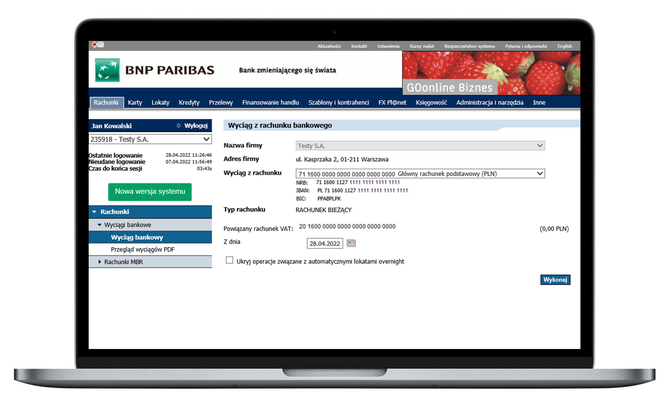 GOonline Biznes | BNP Paribas Bank Polska S.A.